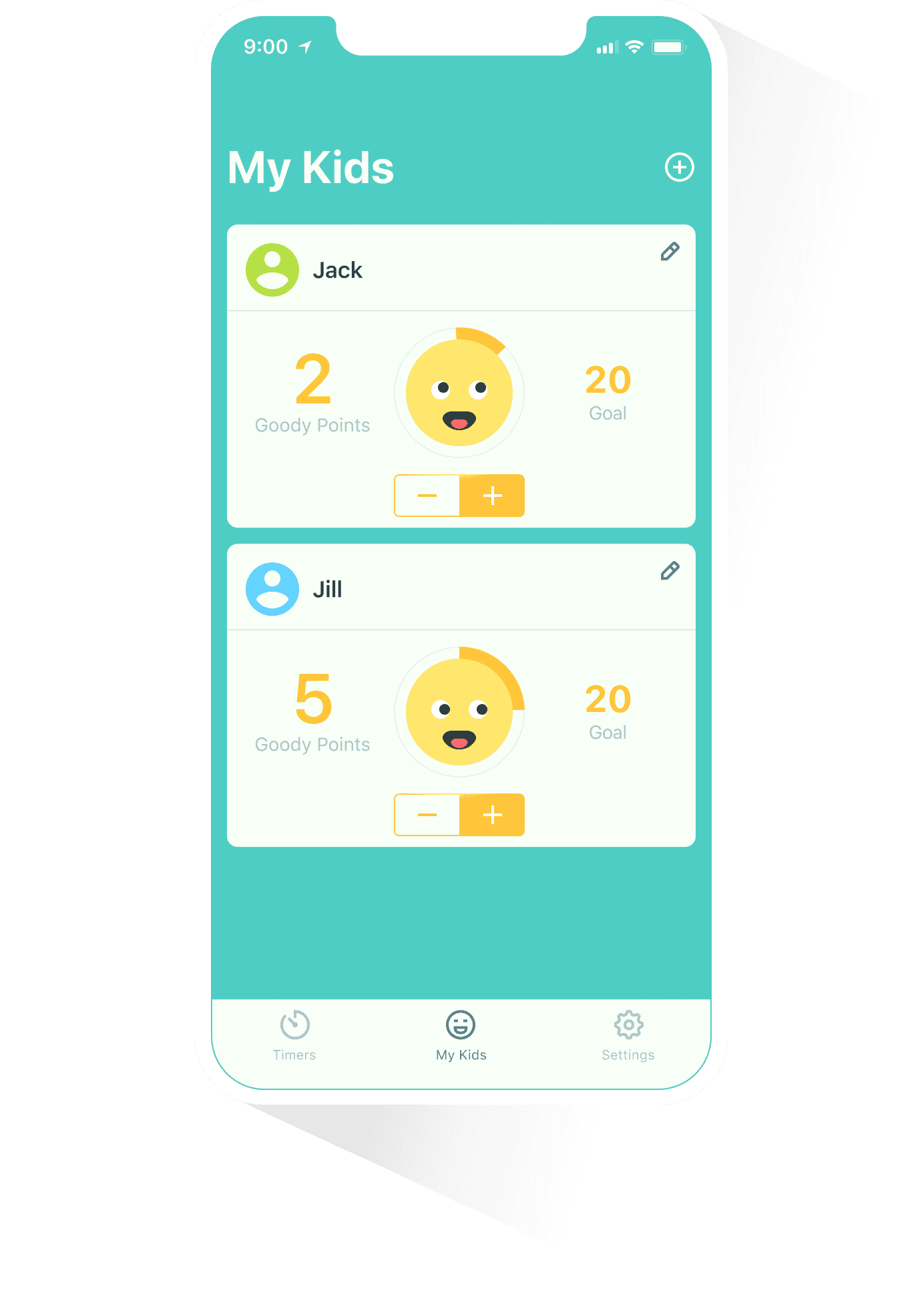 Kid Timer and Reward System | Goody Points Parenting App
